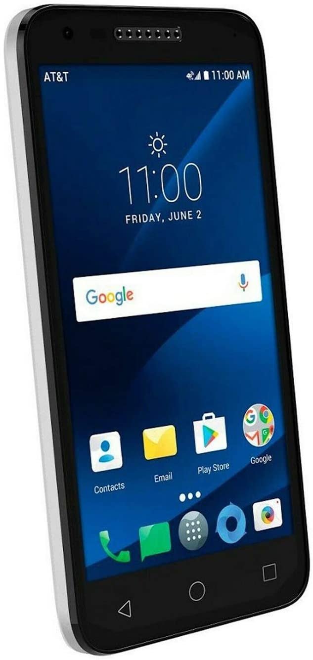 Alcatel - CAMEOX 4G LTE with 16GB Memory Cell Phone - Arctic White (AT&T)