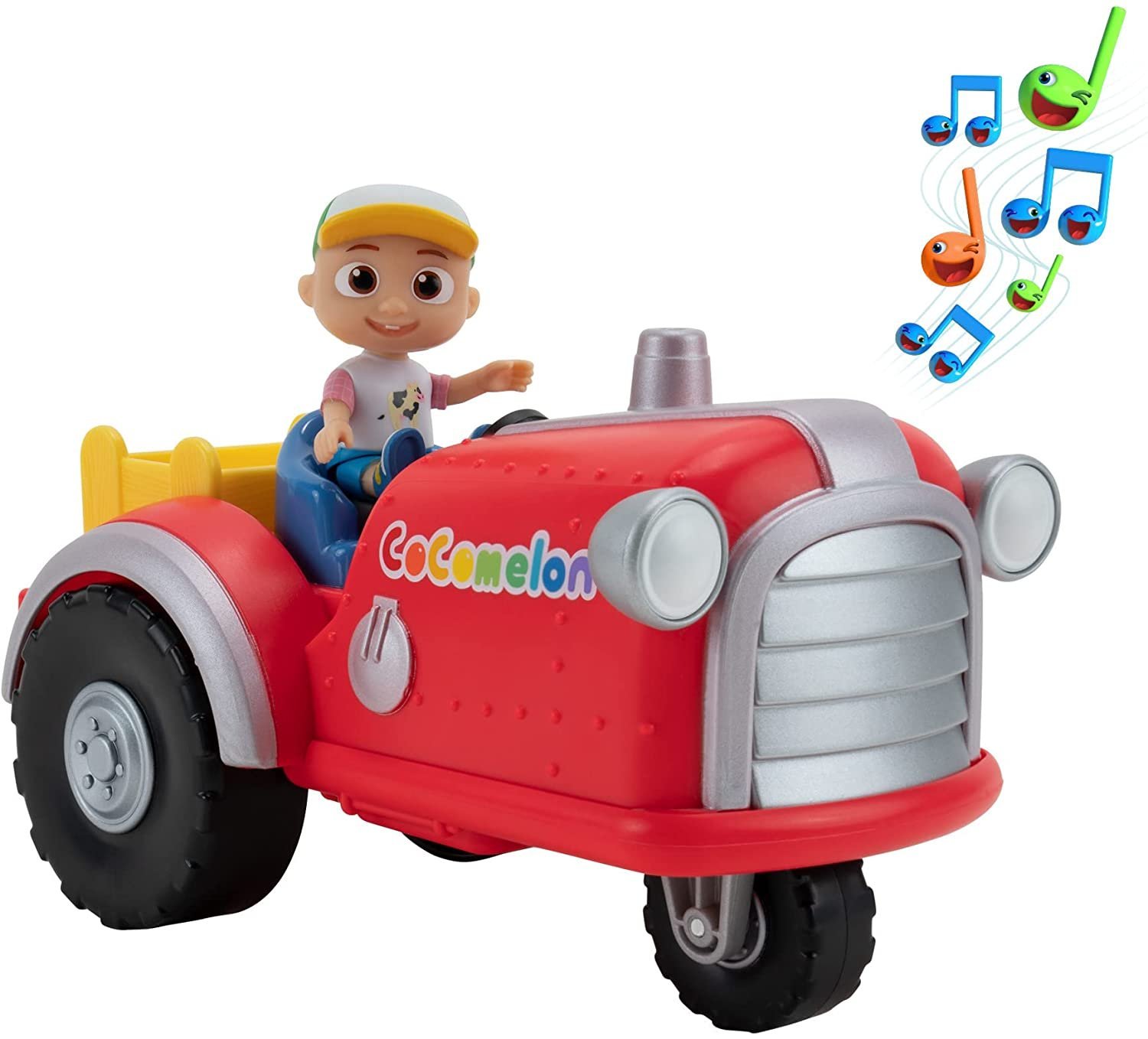 CoComelon Official Musical Tractor w/ Sounds & Exclusive 3-inch Farm JJ ...