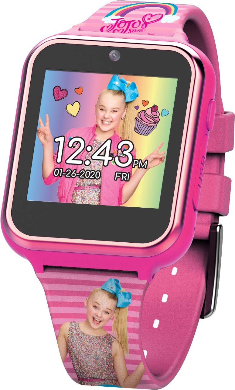 JoJo Siwa Kids Smartwatch with Camera, Step Counter, Games & 10 Watch ...