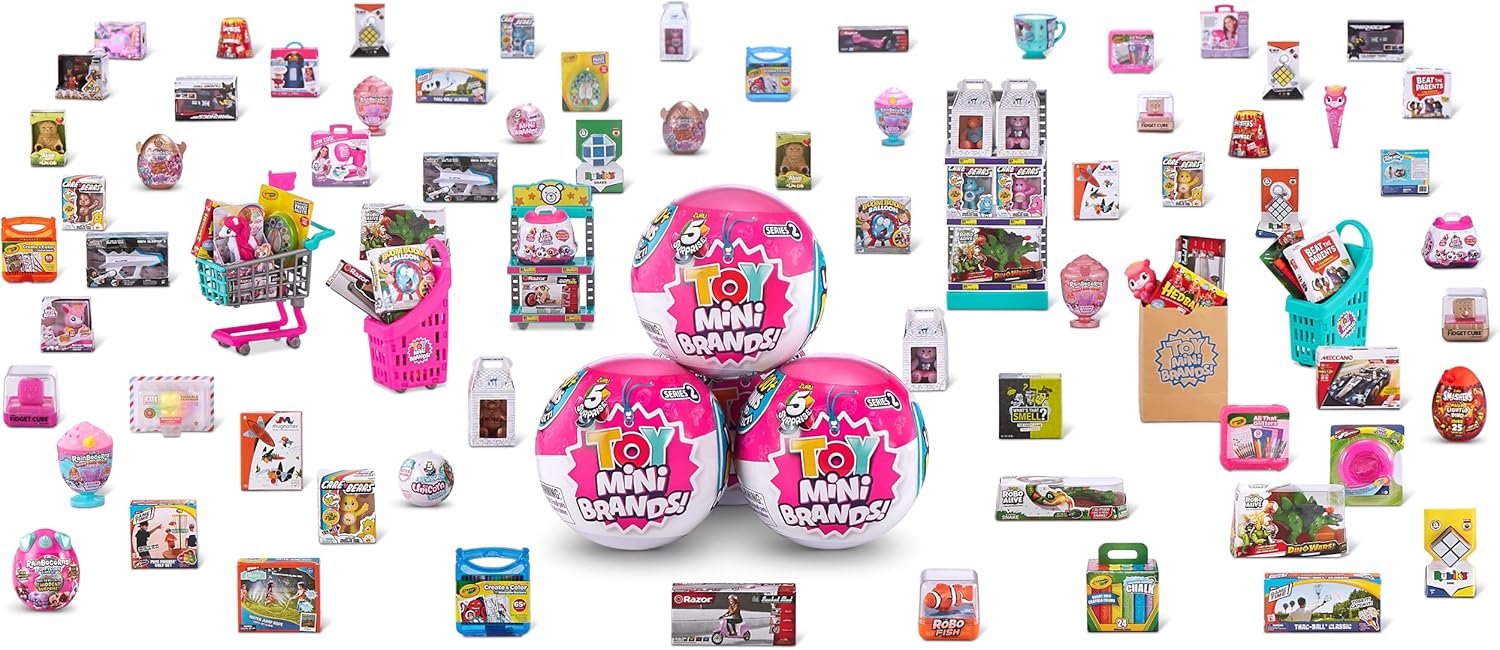 5 Surprise Mini Brands Series 2 Collector Case + 3-Pack Mystery ...