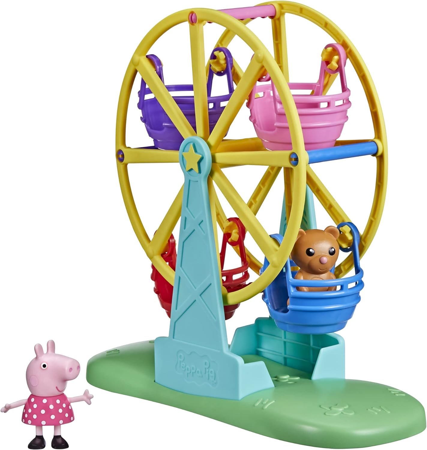 Peppa Pig Ferris Wheel Playset – Spinning Ride with Accessories ...